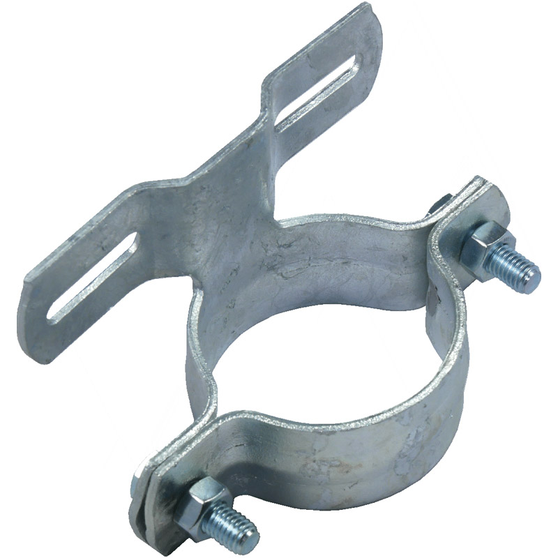 T-Rohrschellen aus Stahl | zur Schilderbefestigung