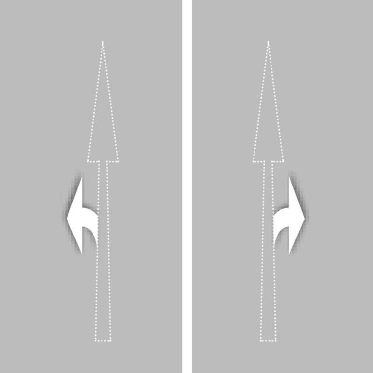 PREMARK® Zusatzpfeile links oder rechts | Ihr Strassenausstatter