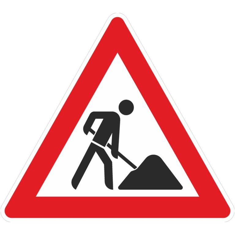 Verkehrszeichen 123 Arbeitsstelle | gemäß StVO