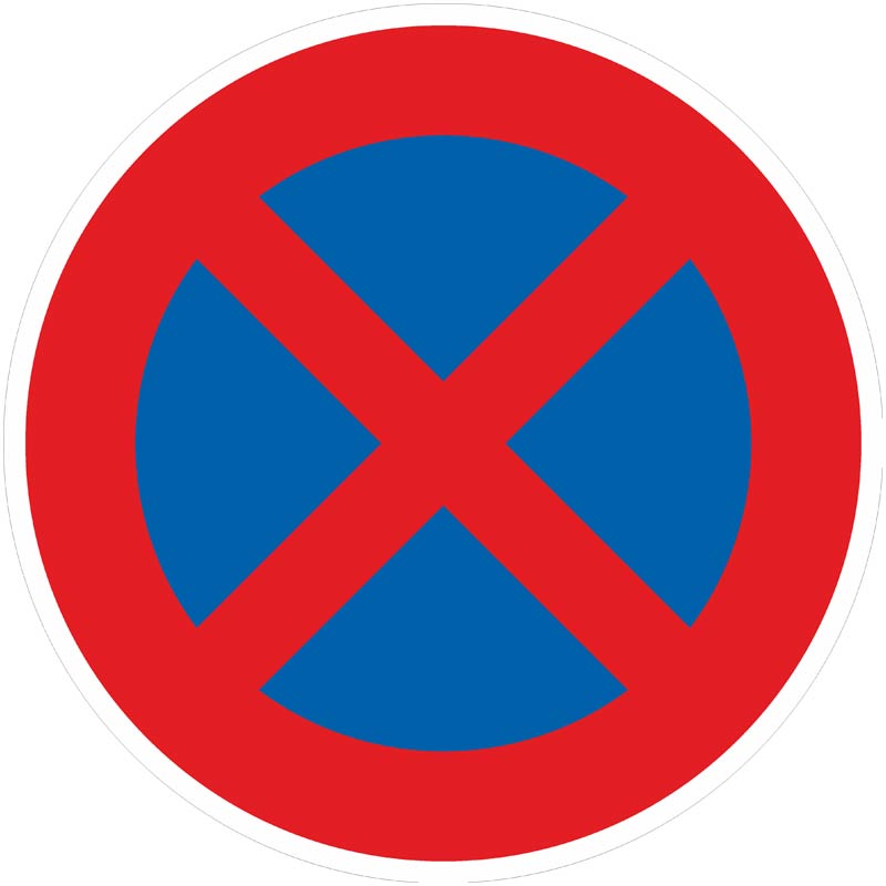 Verkehrszeichen 283-10 Absolutes Halteverbot Anfang, rechts