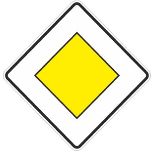 Verkehrszeichen 205 Vorfahrt gewähren. | Ihr Strassenausstatter