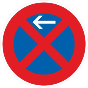 Verkehrszeichen 283-10 Absolutes Halteverbot Anfang, rechts