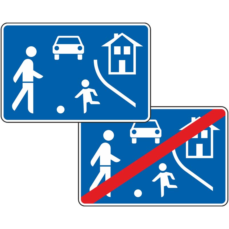 Ende Eines Verkehrsberuhigten Bereiches