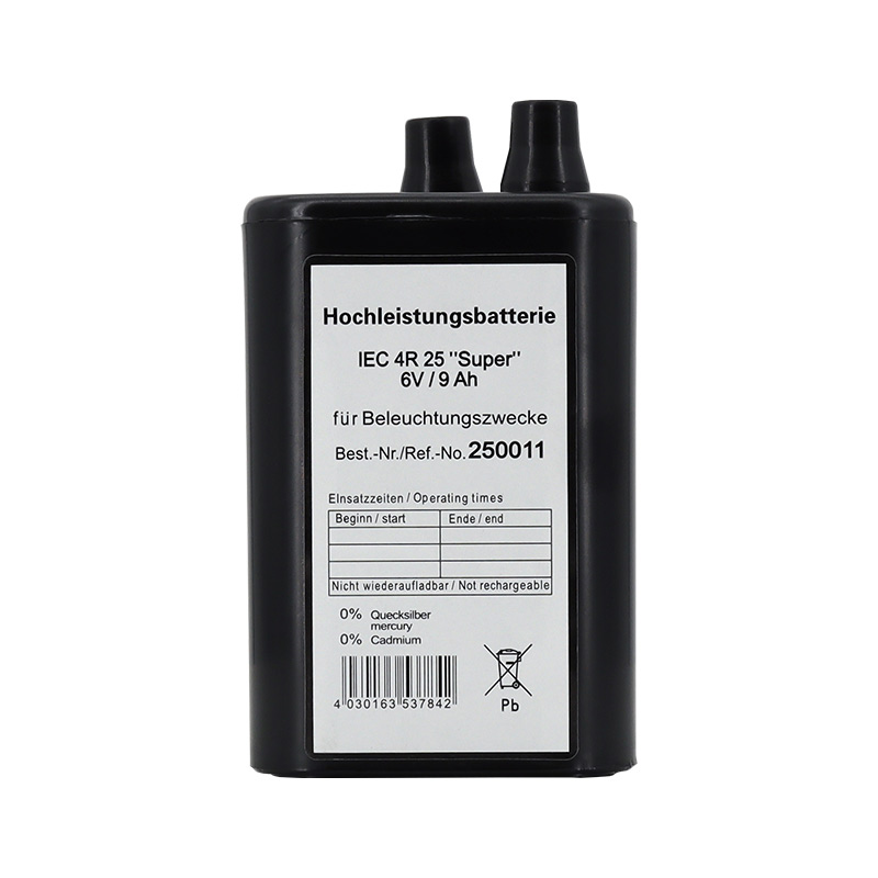 Blockbatterie 6V 9Ah 4R25 - beim Profi kaufen!