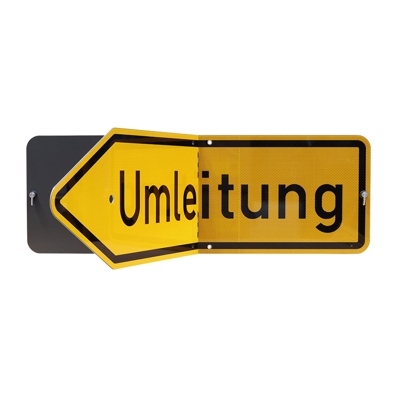 Klappschild in Buchform | Verkehrszeichen gem. StVO