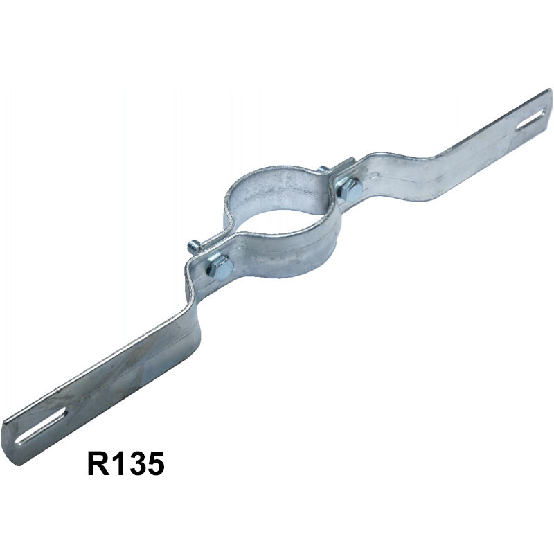 Rohrschelle aus Stahl Ø 48, 60 und 76 mm