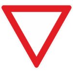 Verkehrszeichen 205 Vorfahrt gewähren. | Ihr Strassenausstatter