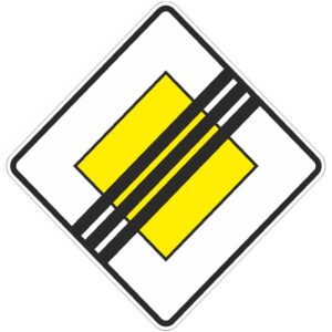 Verkehrszeichen 205 Vorfahrt gewähren. | Ihr Strassenausstatter