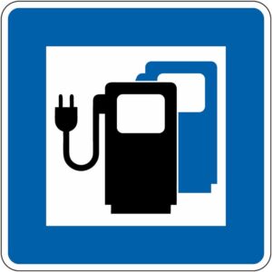 Spannende Autogas Tankstelle Zeichen Bild